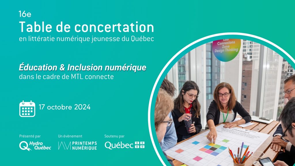La table de concertation en littératie numérique jeunesse sera à MTL ...